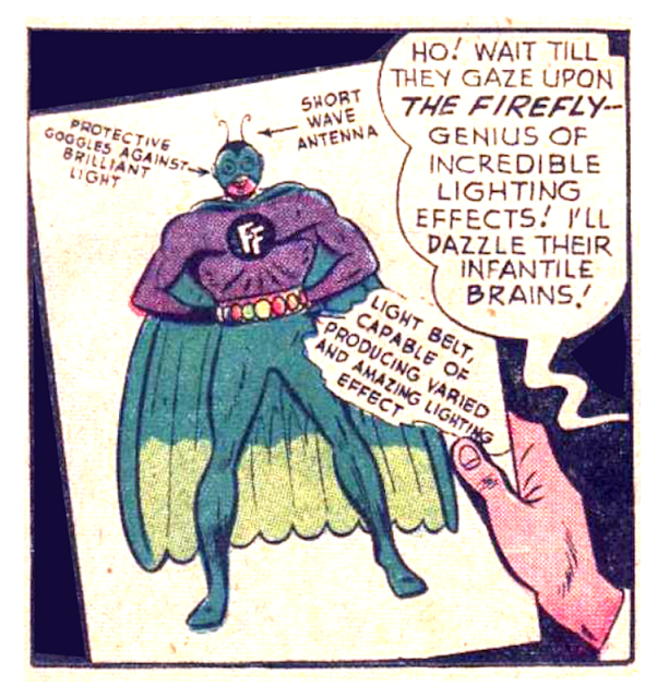 Misfit Robot Daydream: Batman's Weirdest Villains: Firefly