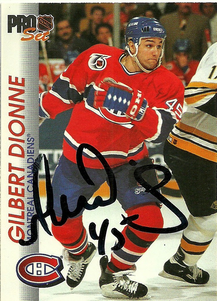 Hell's Valuable Collectibles: Gilbert Dionne: 6 Autographed Cards (Part 1)