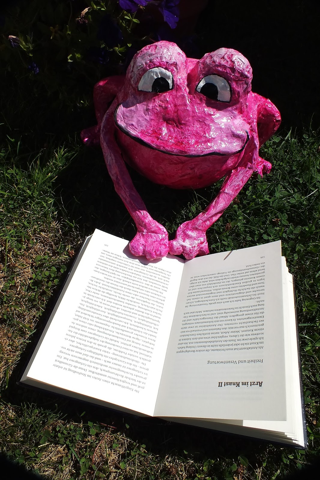 Marion Schröder.. meine kreative Welt: Pappmaché Frosch (genannt Froggi)