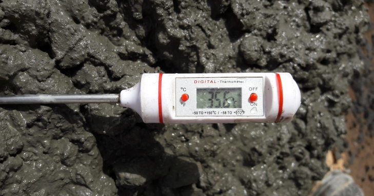 Civil Engineering: Temperatures of Concrete | what is the minimum and ...