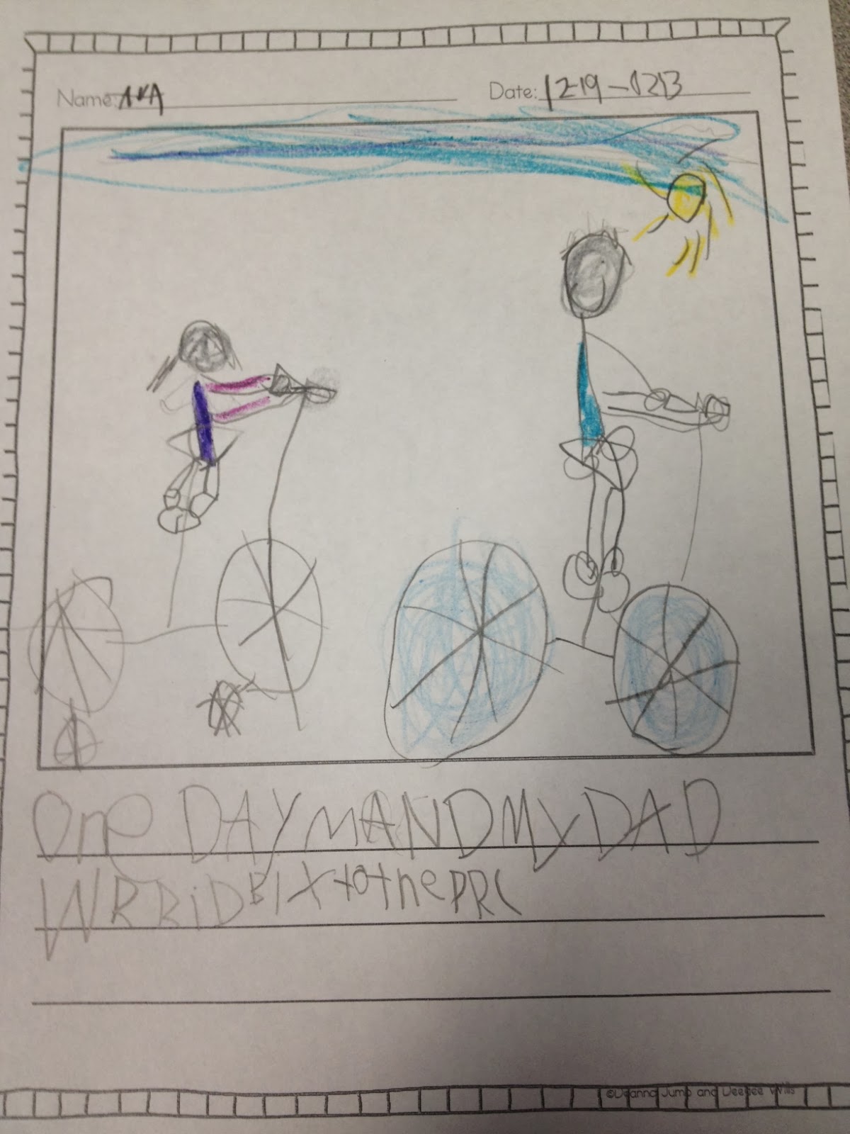 Ms. Sangeorzan's Blog: Kindergarten Narrative Writing