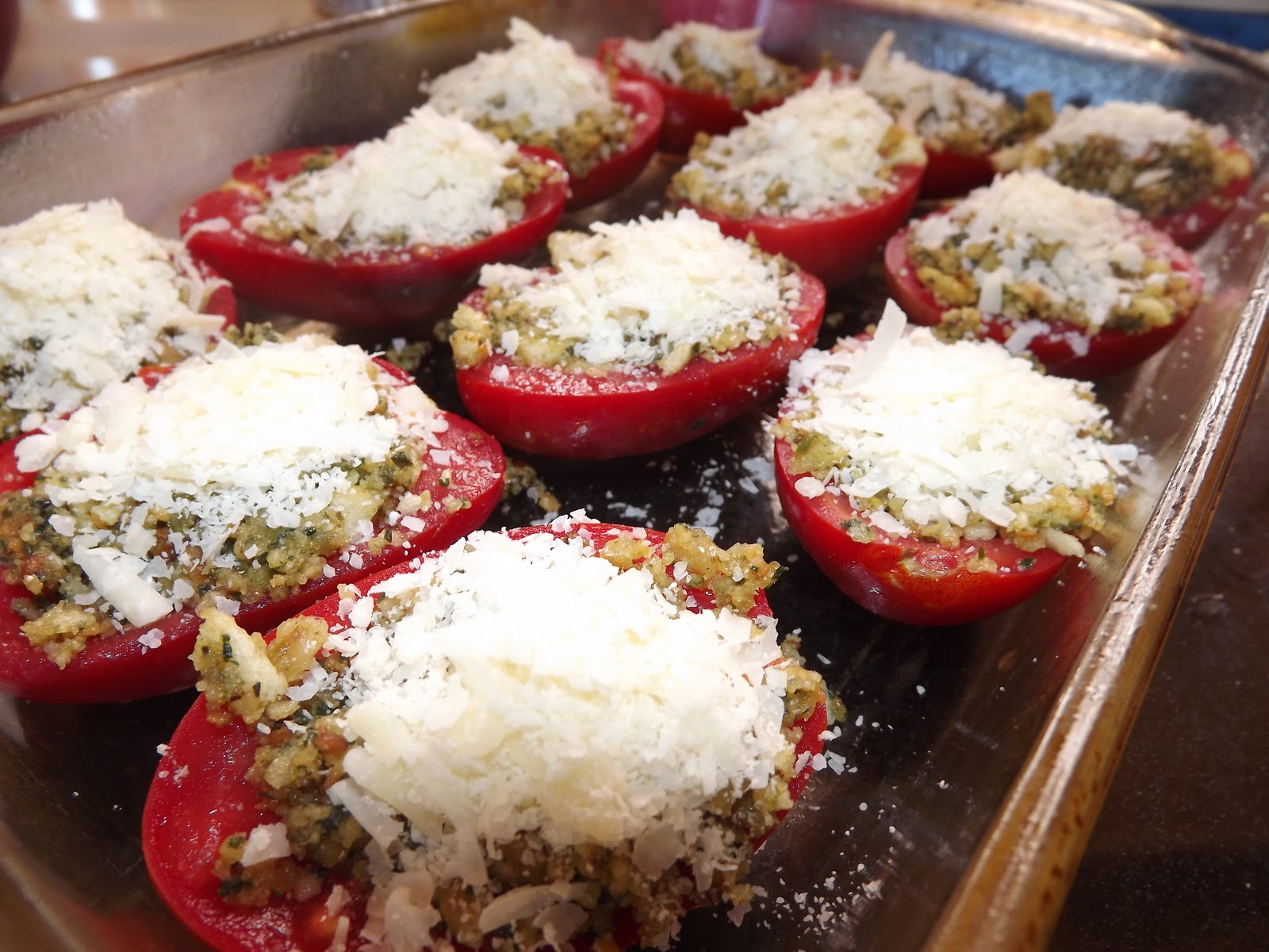 Stuffed Roma Tomatoes
