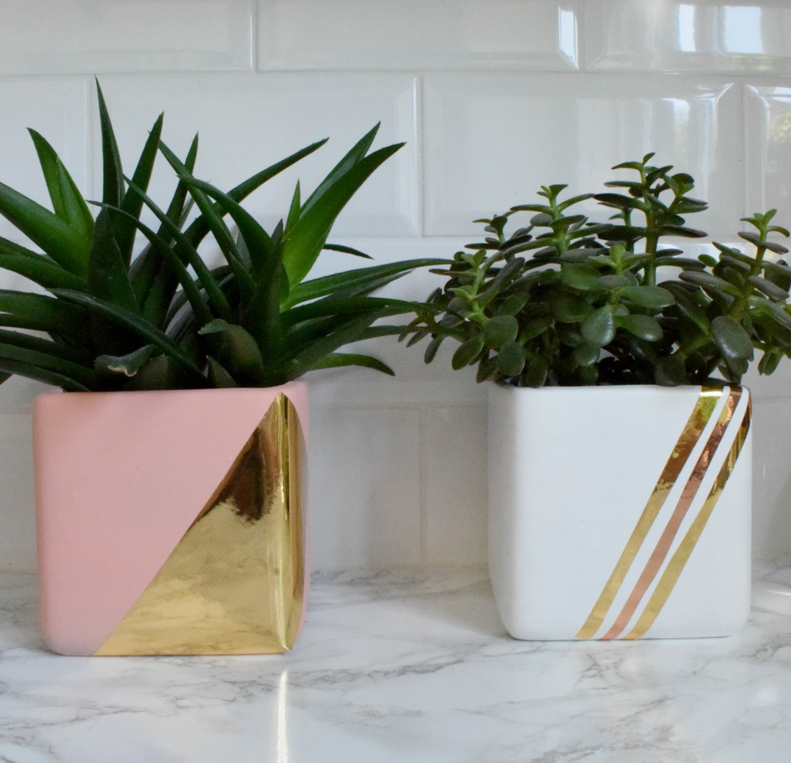 fancy-fied plant pots ~ Make Do and DIY