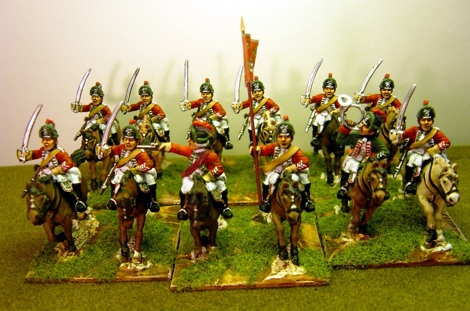 Painting Wargames Figures: British SYW 15th Light Dragoons