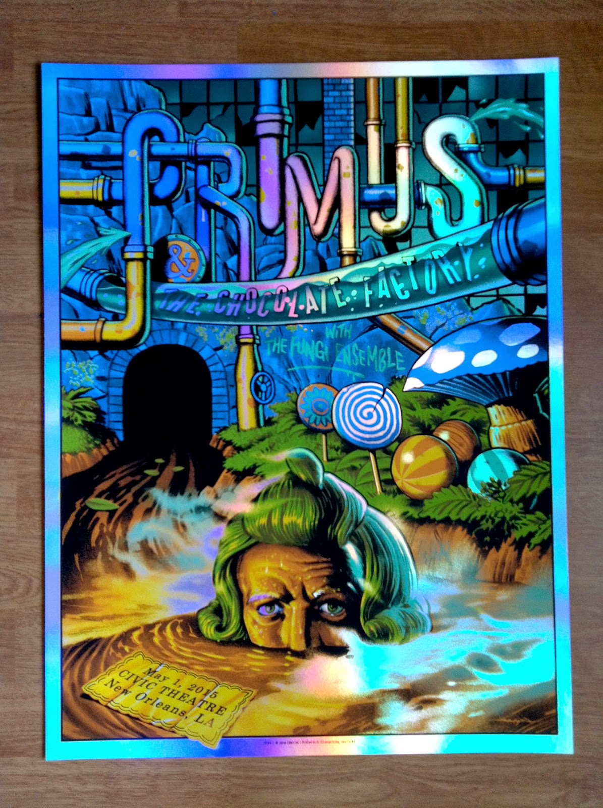 INSIDE THE ROCK POSTER FRAME BLOG: Jason Edmiston Primus New Orleans ...