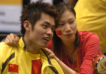 New Sports Stars: Lin Dan Girlfriend Xingfang Xie Images 2012