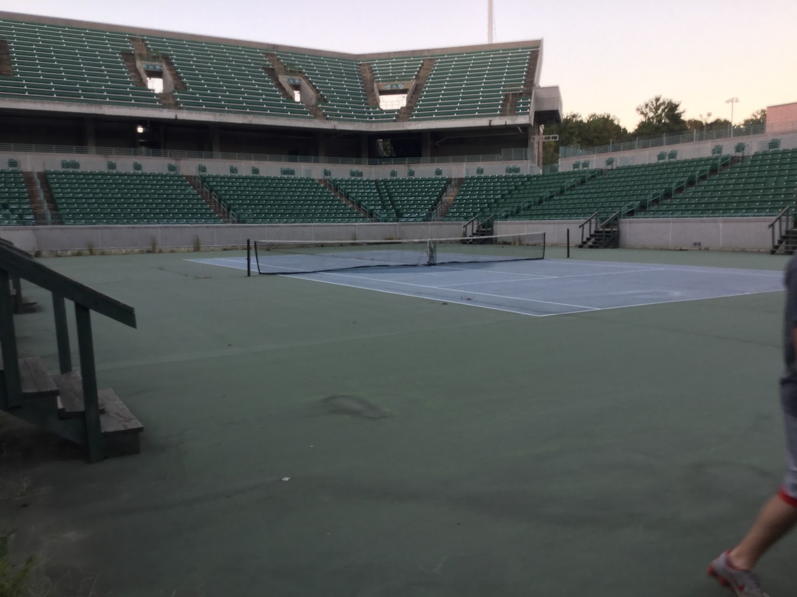 Abandoned Olympic Tennis Stadium (Stone Mountain Tennis Center ...