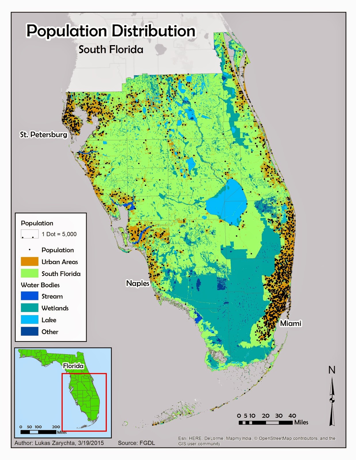 GIS Journal Module 10 Dot Mapping GIS Journal Module 10 Dot Mapping