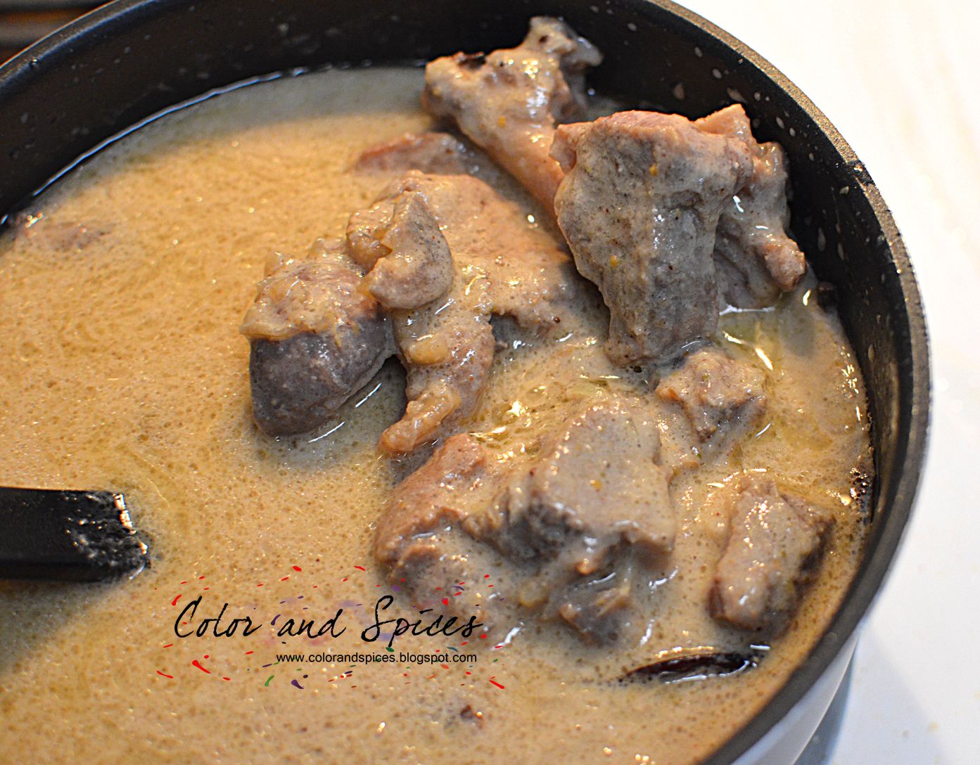 Color and Spices: Mutton Rezala...