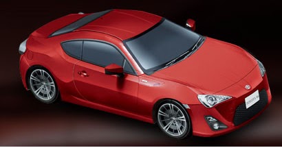 Toyota 86 Paper Model | Paperized Crafts