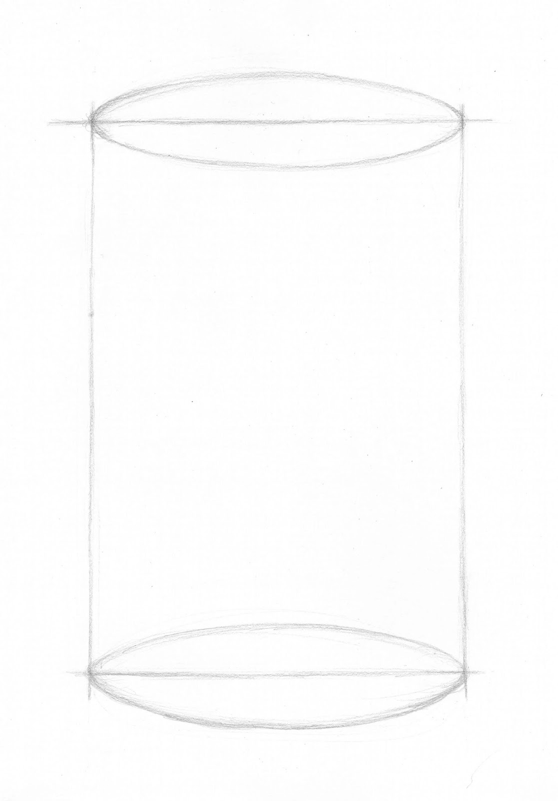 NAMIL ART: [drawing step by step] Drawing Cylinder - Basic Pencil ...