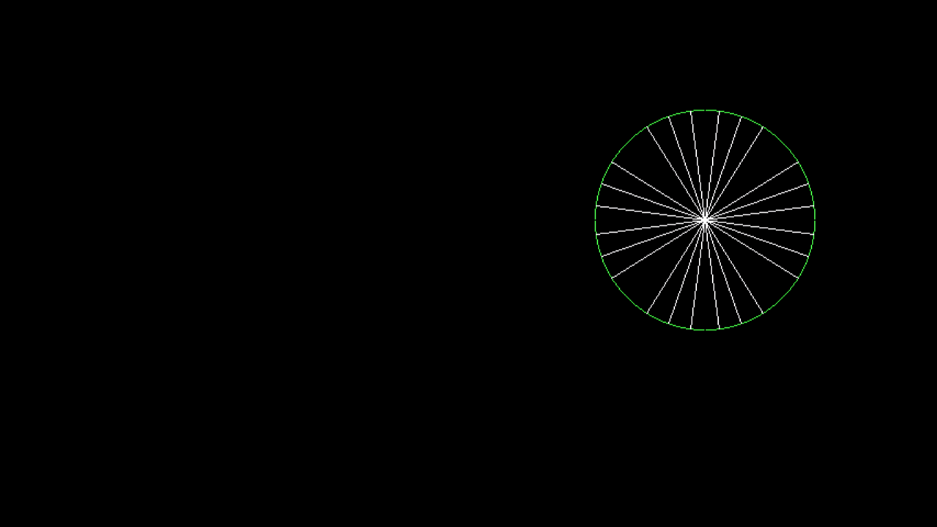 MidPoint Circle Generation Algorithm - PROGRAMMING