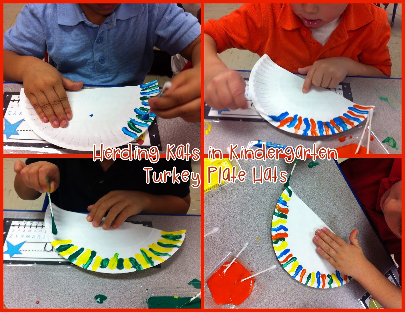 Herding Kats in Kindergarten: Adorable Turkey Hats & Positional Words!