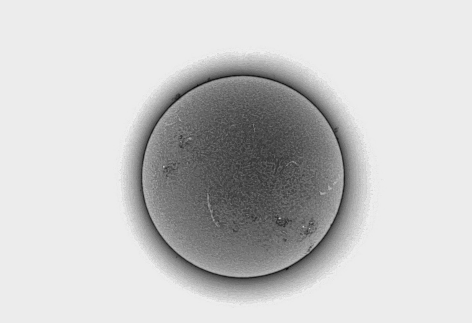 Sun in H-Alpha on July 31st, 2014 - AstroMadness.com