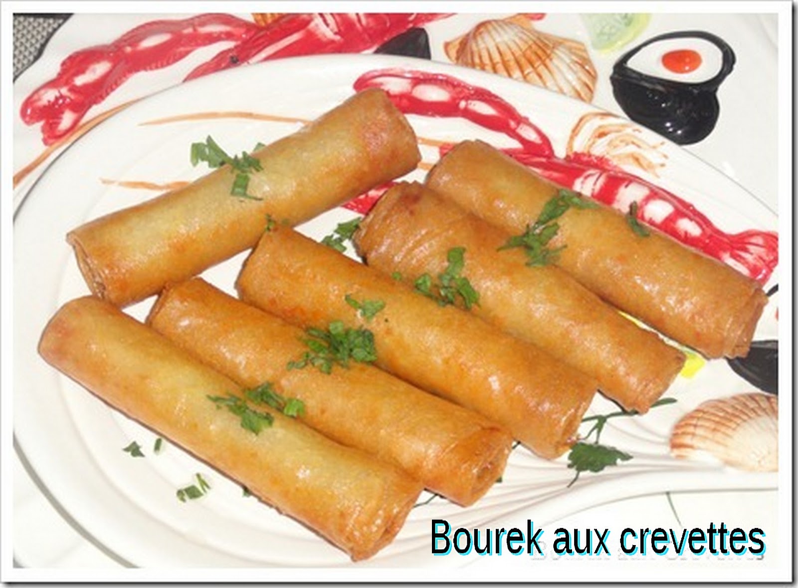 Recettes principales: Bourek aux crevettes