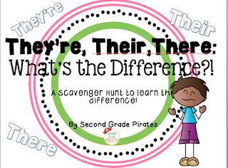 Second Grade Pirates: Understanding the Difference of There, Their, They're