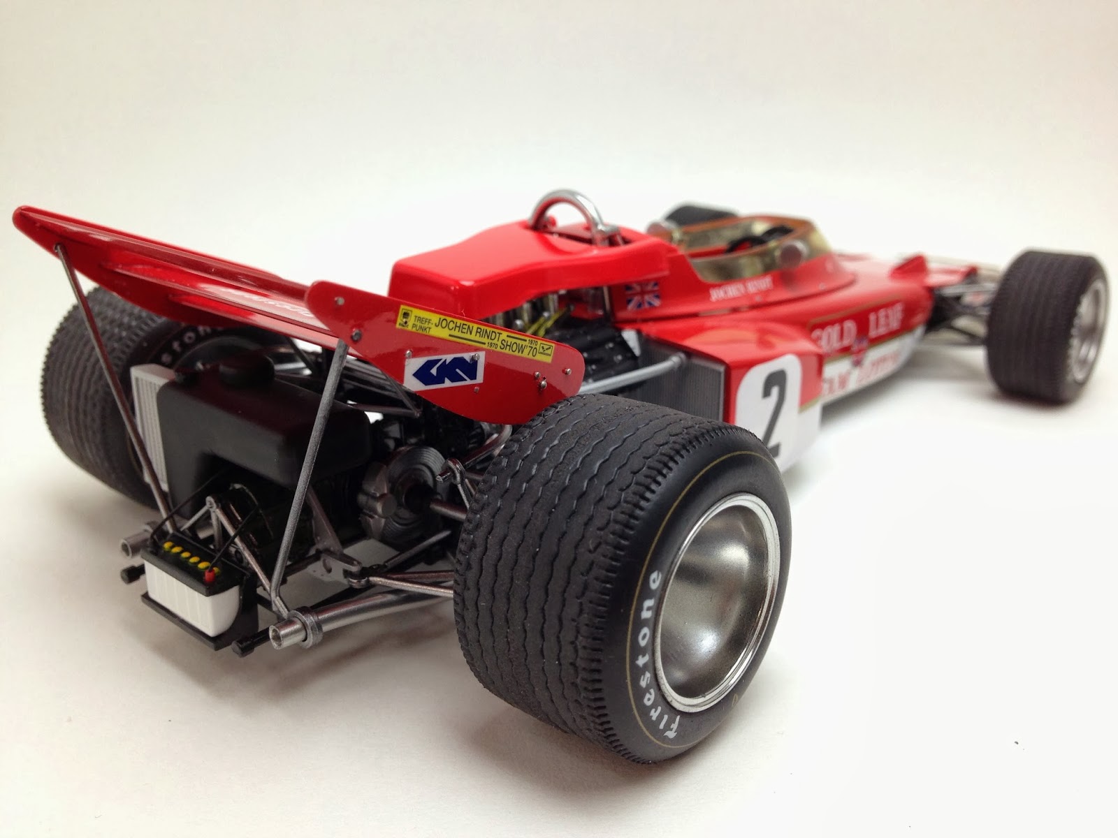 プラモ作ろうず: 完成 －1/20 Lotus type 72C GOLD LEAF