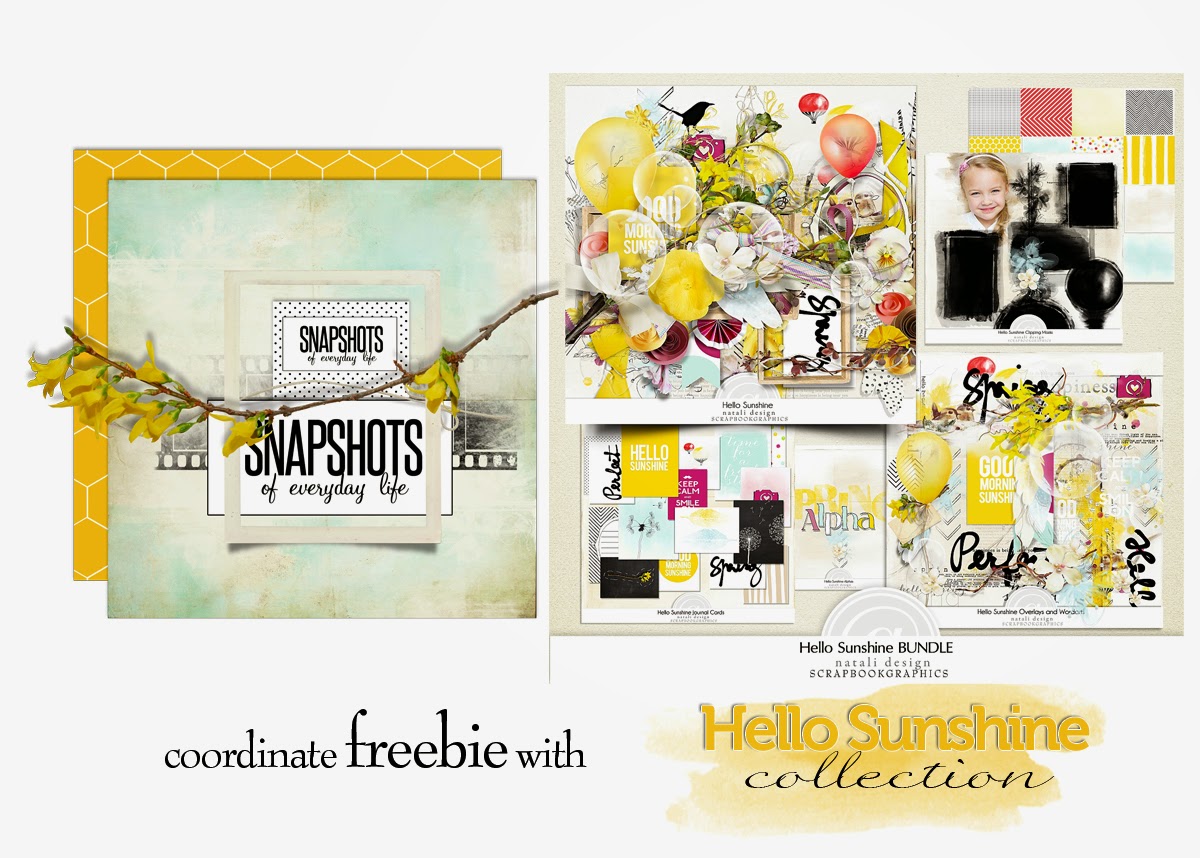 Natali Design: Hello Sunshine All in One, freebie