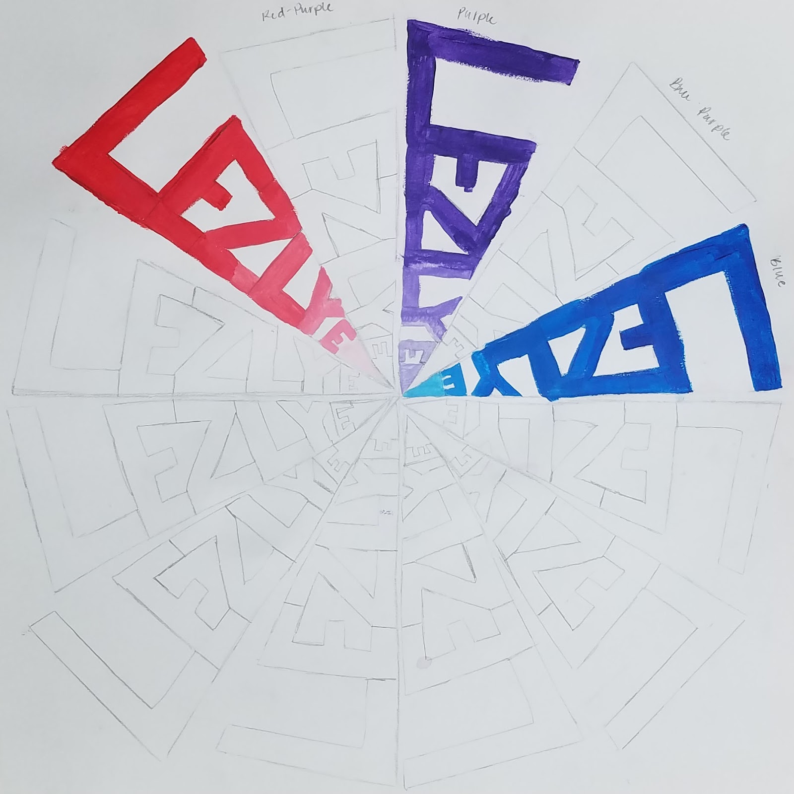 Jerdee's Art Classes: Painting | Acrylic Color Wheel