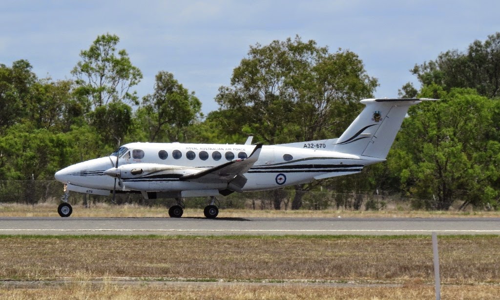 Central Queensland Plane Spotting: RAAF Beech B350 Super King Air A32 ...