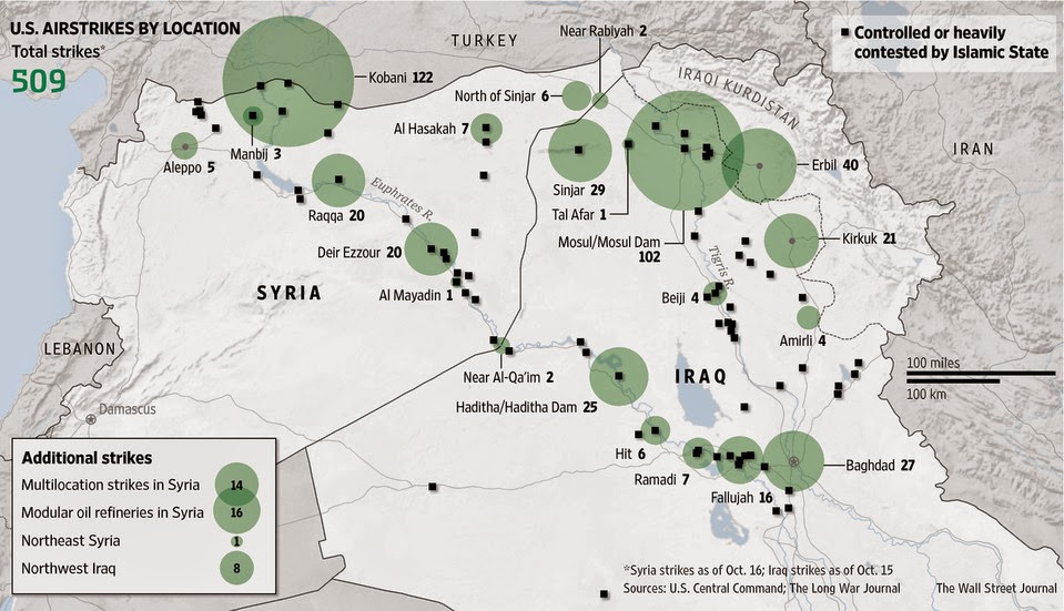 War News Updates: A Look At The Number Of U.S. Airstrikes Against The ...