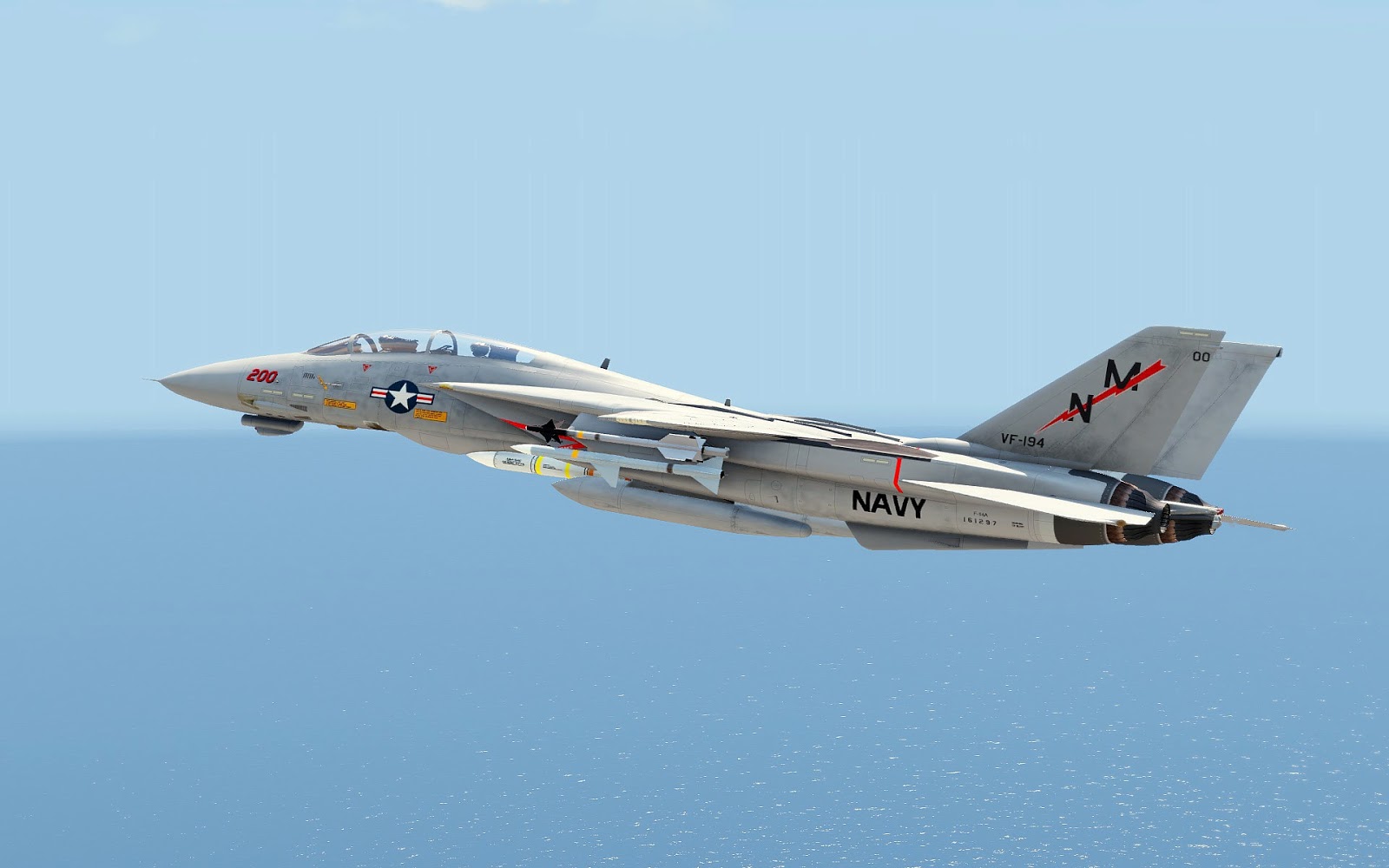 80 年代の VF-191 と VF-194 スキンを Arma 3 用 F-14 Tomcat Series Standalone アドオン ...