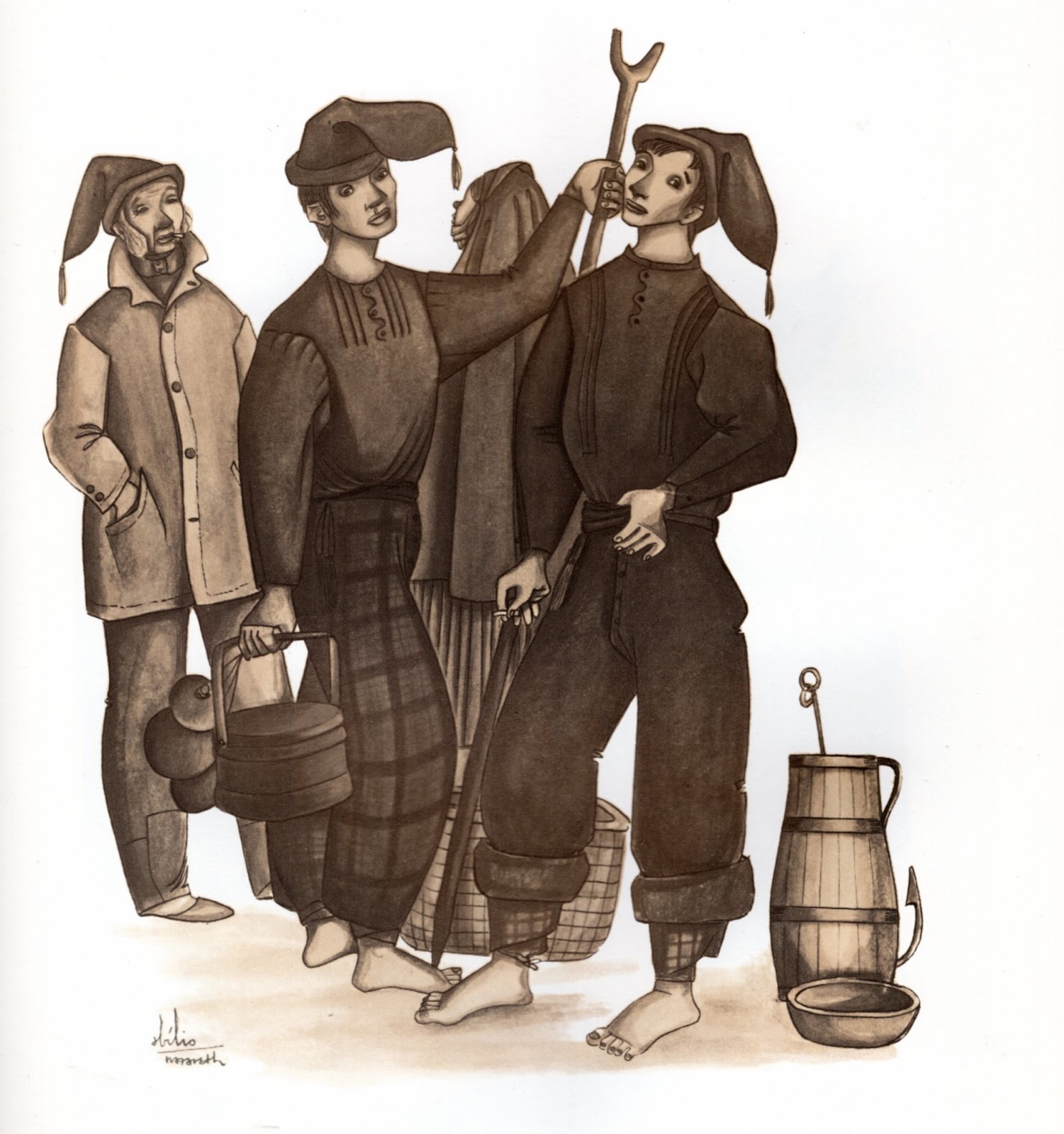 FolkCostume&Embroidery: Costume of Nazaré, Estremadura, Portugal