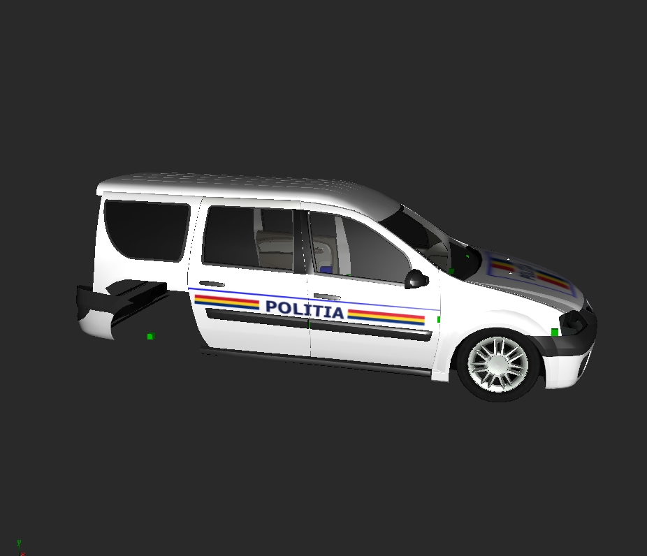 Wippy's Garage : 2004 Dacia Logan MCV Politia Romana - aproape de final