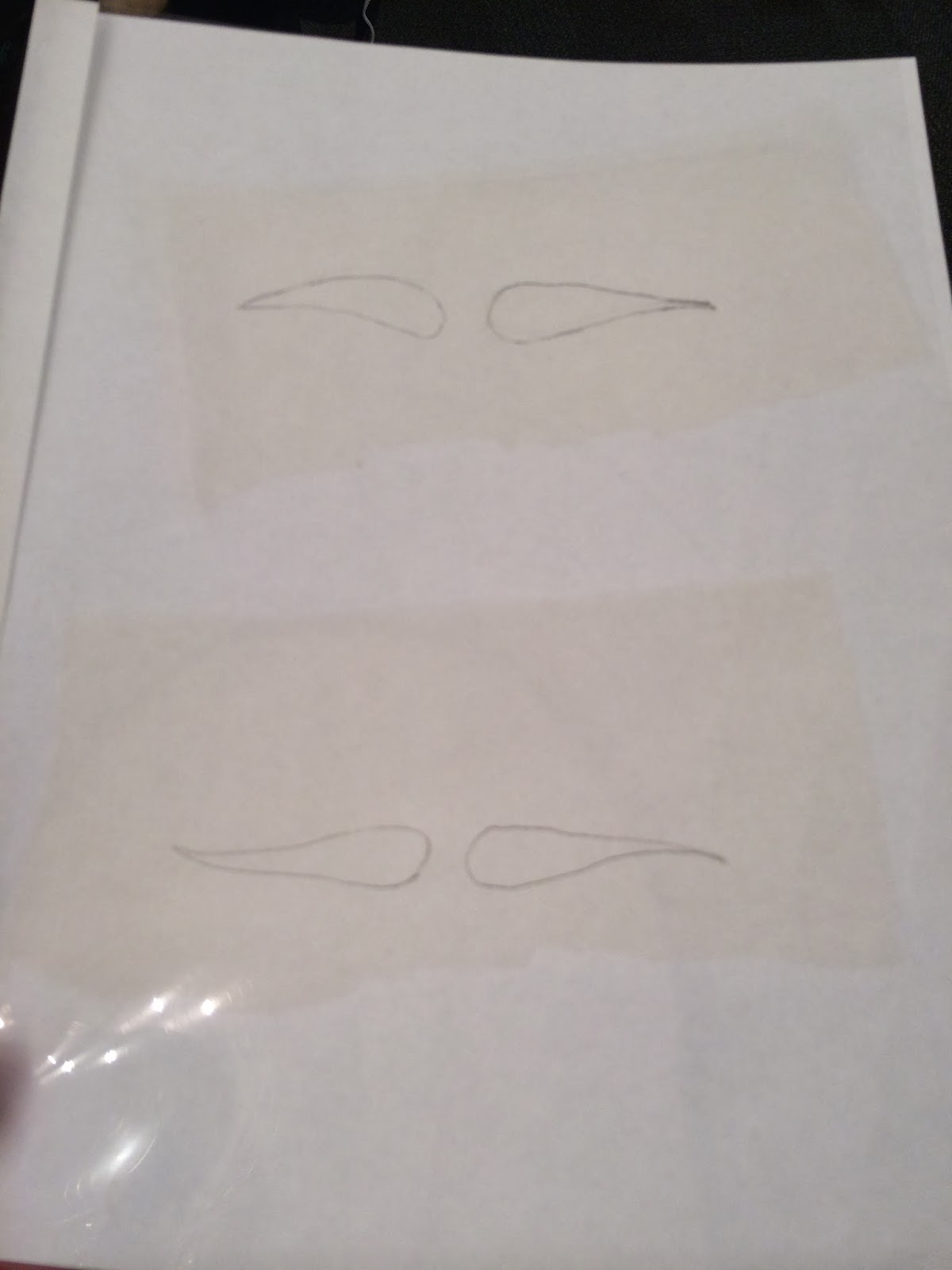 Stage Makeup: Mustache and Eyebrows!