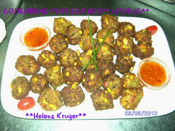 LEKKER RESEPTE VIR DIE JONGERGESLAG: GROENBONE POFFERTJIES