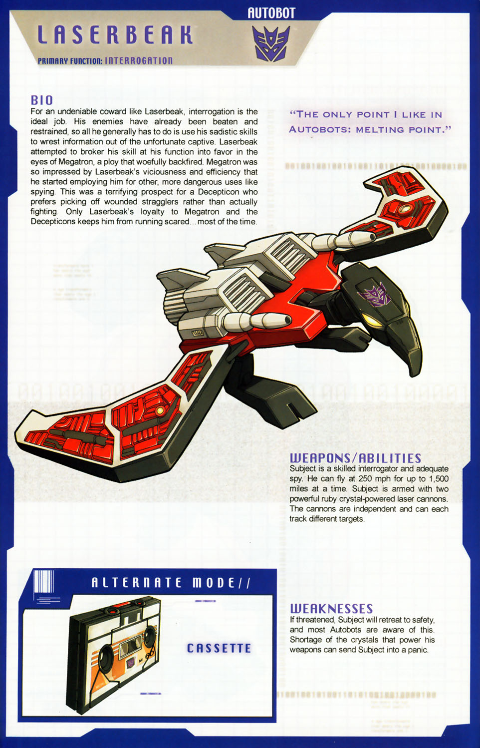 Transformer of the Day: Laserbeak