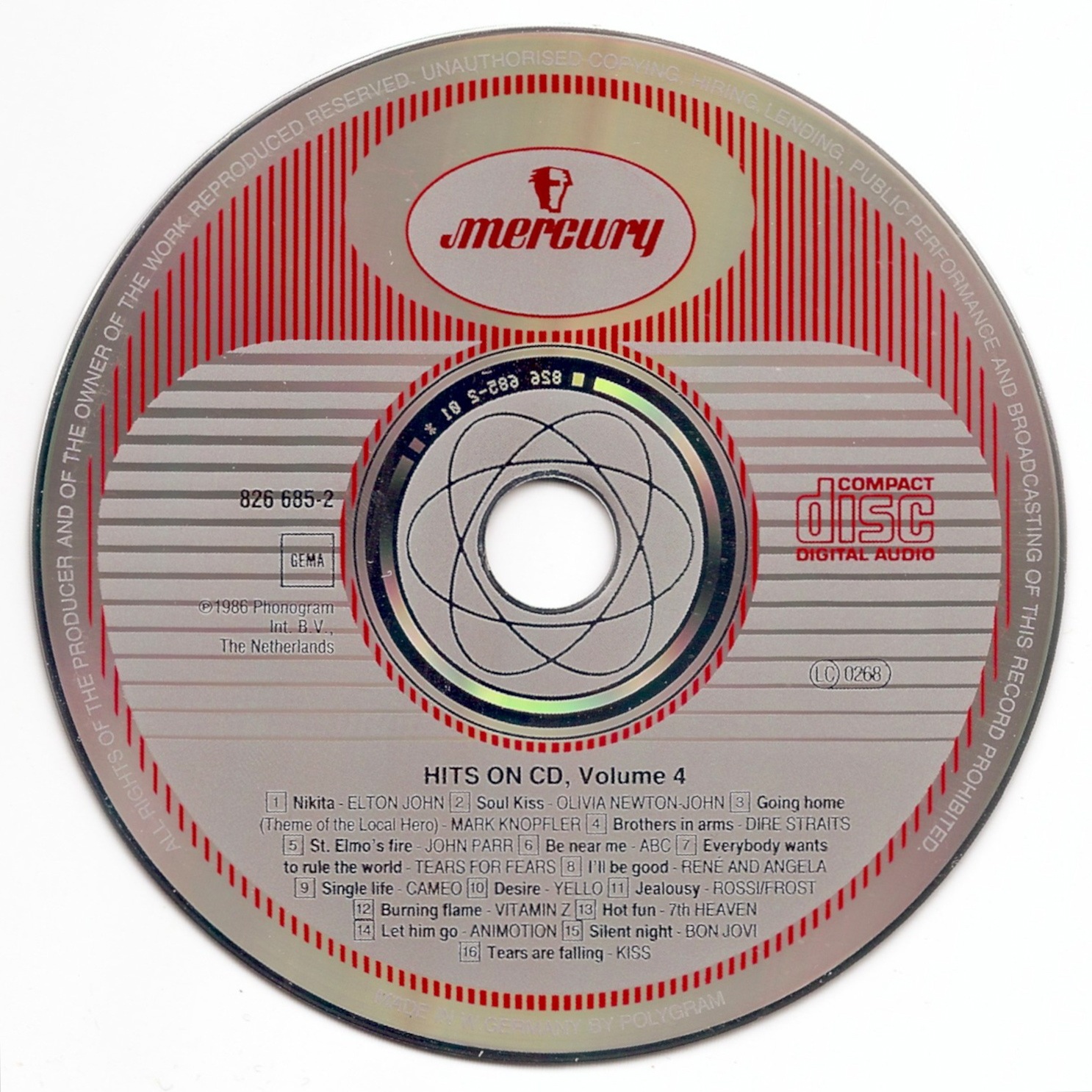 The First Pressing CD Collection: Various Artists - Hits on CD, Volume 4