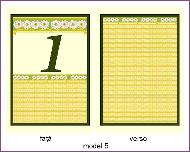 BebeStudio11.com - Invitatii Nunta‎ si Botez: Nr de Masa Nunta