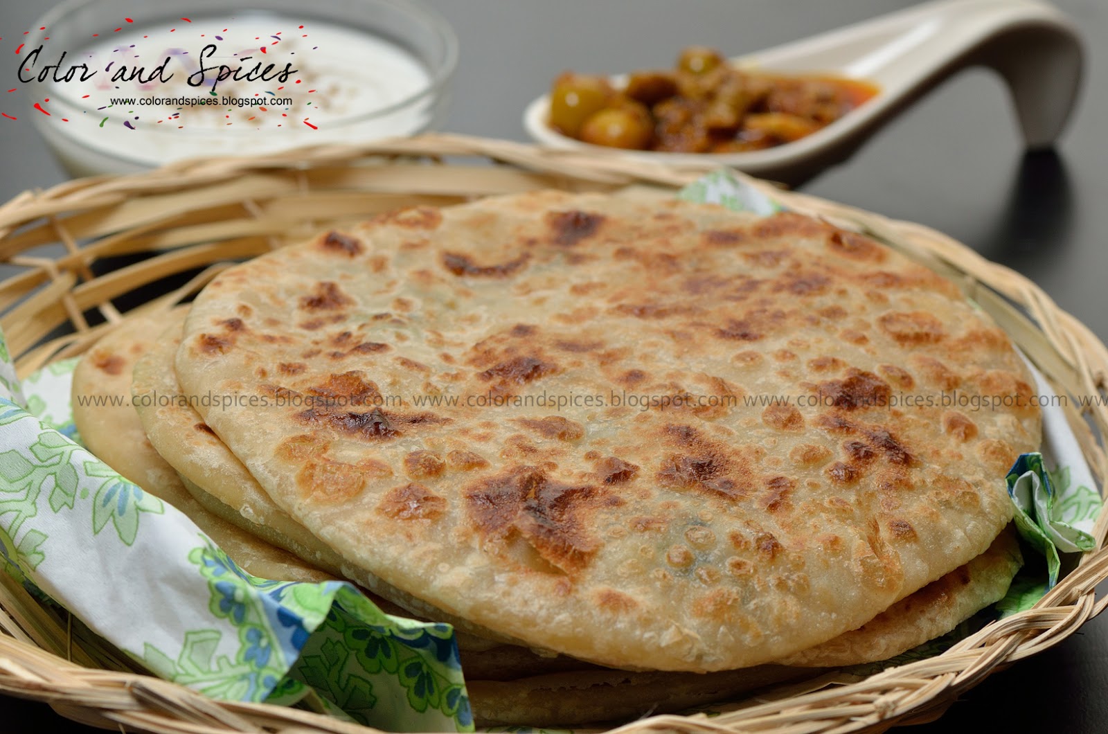 Color and Spices: Aloo-paratha...