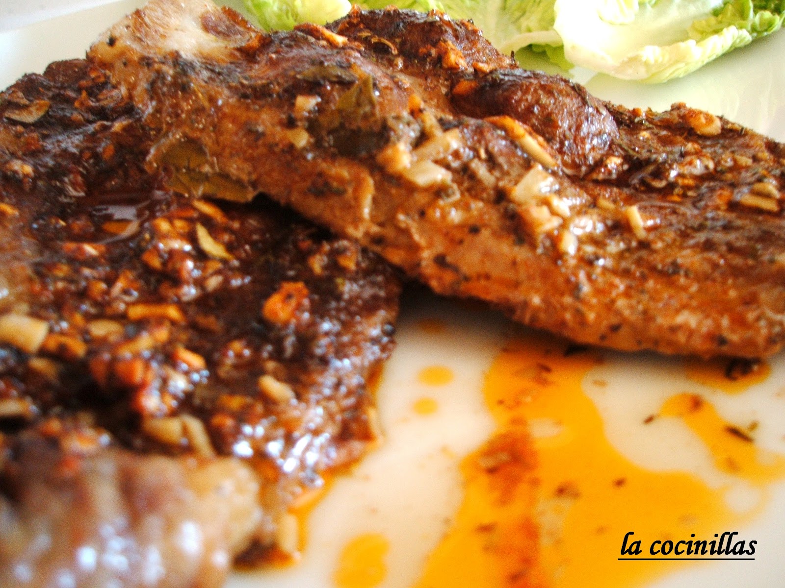 Chuletas de cerdo al horno a la madrileña - La Cocinillas