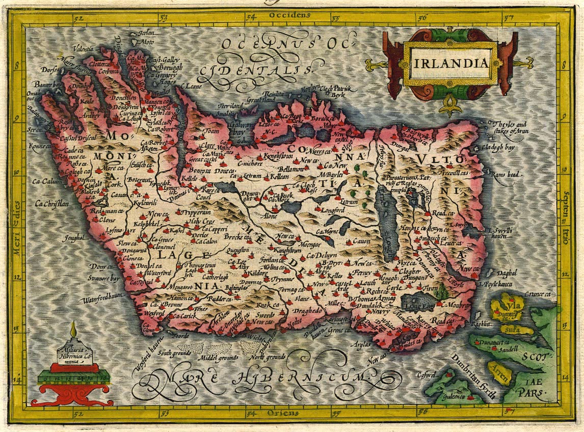 Mabinogion Astronomy: Geometry in Irish Maps