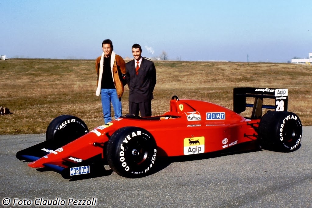 F1/ PRESENTAZIONE DELLA FERRARI F640 1989 - FOTO DI CLAUDIO PEZZOLI ...