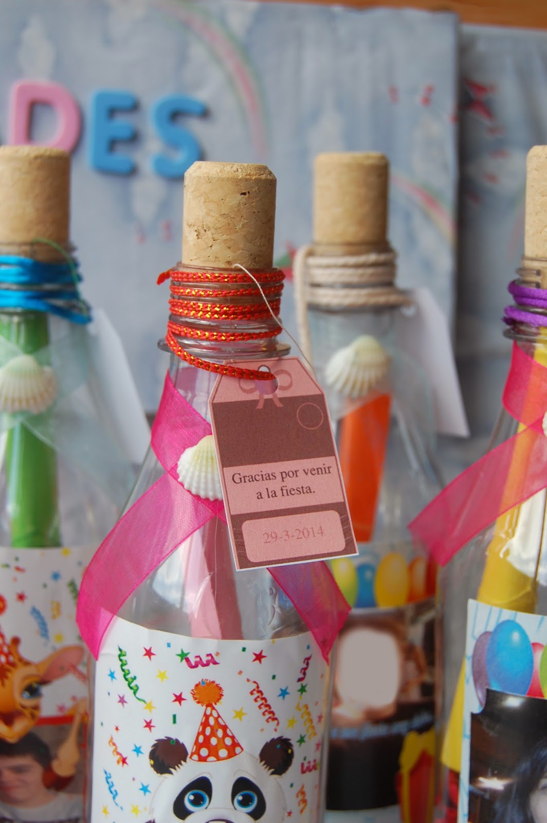 Manualidades con ilusion: BOTELLAS PERSONALIZADAS CON MENSAJE