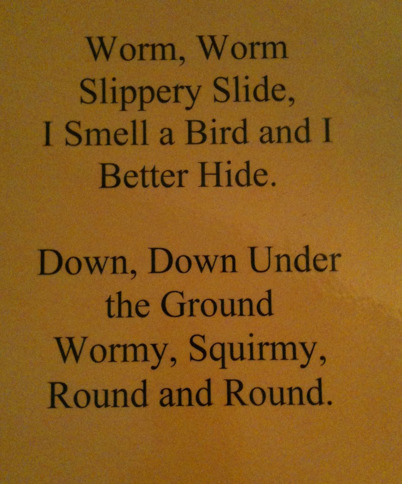 From The Hive: Ww worm day- preschool style