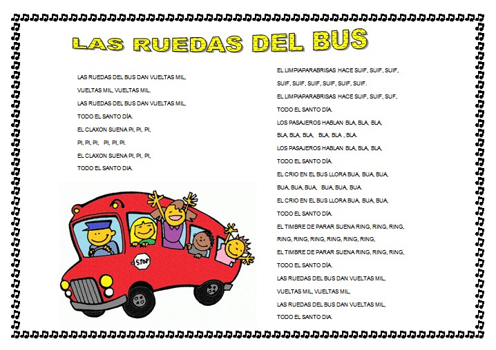 CANTORES INFANTILES: LAS RUEDAS DEL BUS DAN VUELTAS MIL