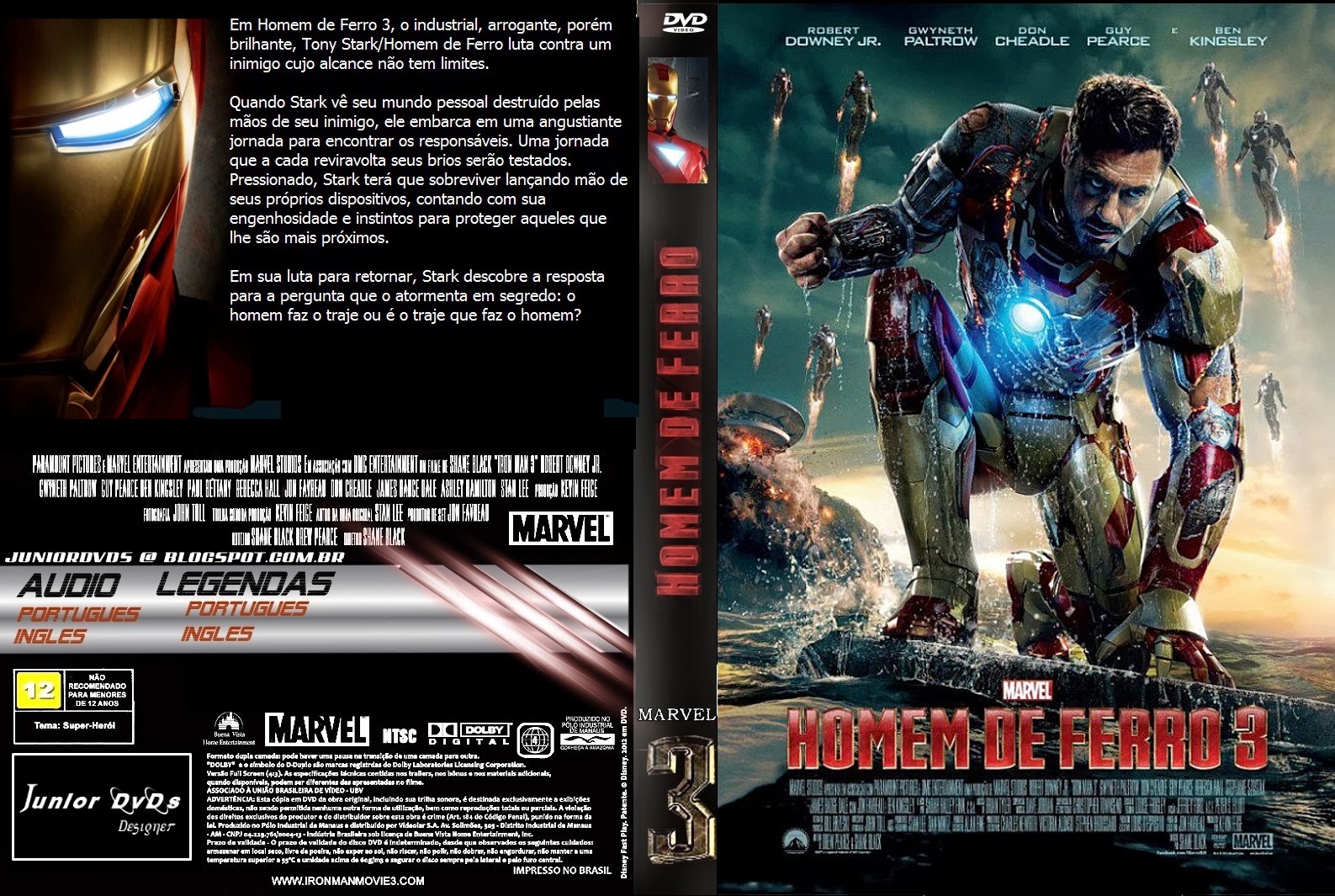 Capa do Filme - Homem de Ferro 3 ~ Sam Capes