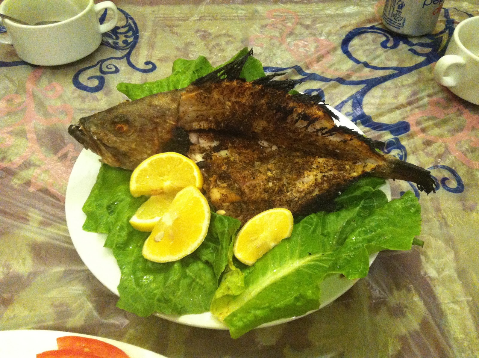 A Little Oryx in Qatar: Grilled Hamour at Bandar Aden