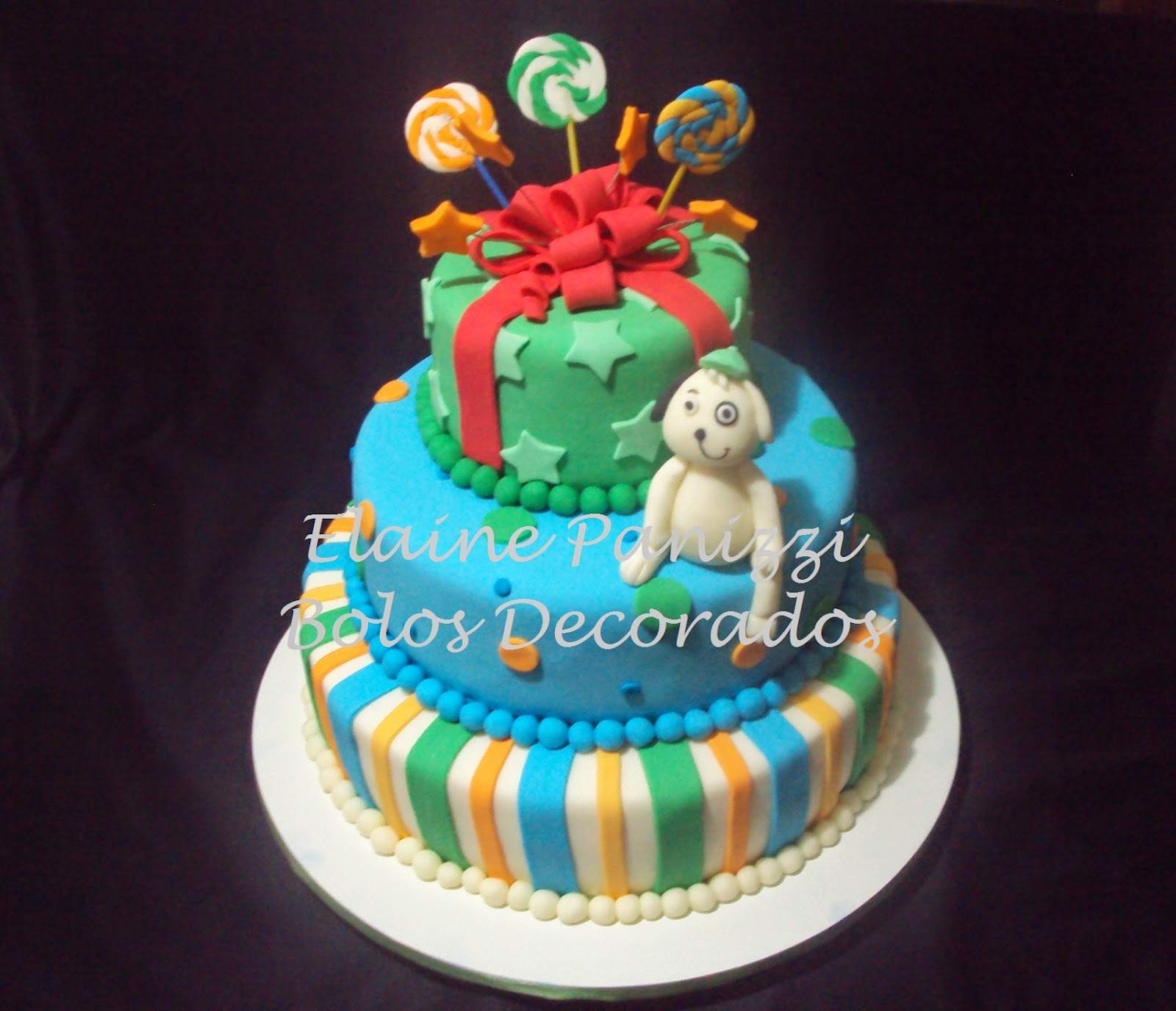 Elaine Panizzi Bolos Decorados: Bolo Discovery Kids