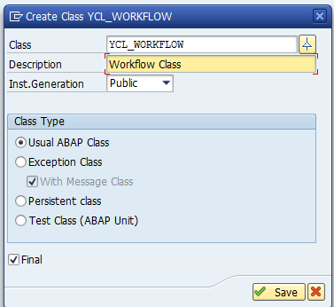 Tutorials for SAP ABAP: Call Transaction in SAP Workitem / Task