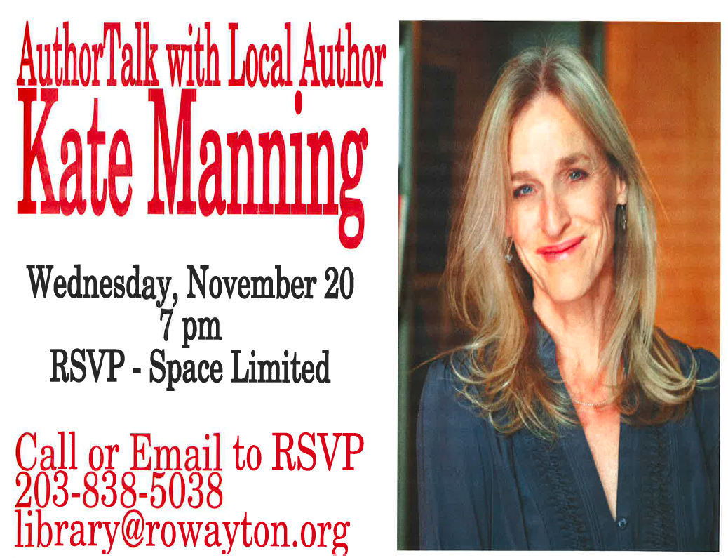 Just for you... the Rowayton Library's Events: Talk, Book Signing, and ...