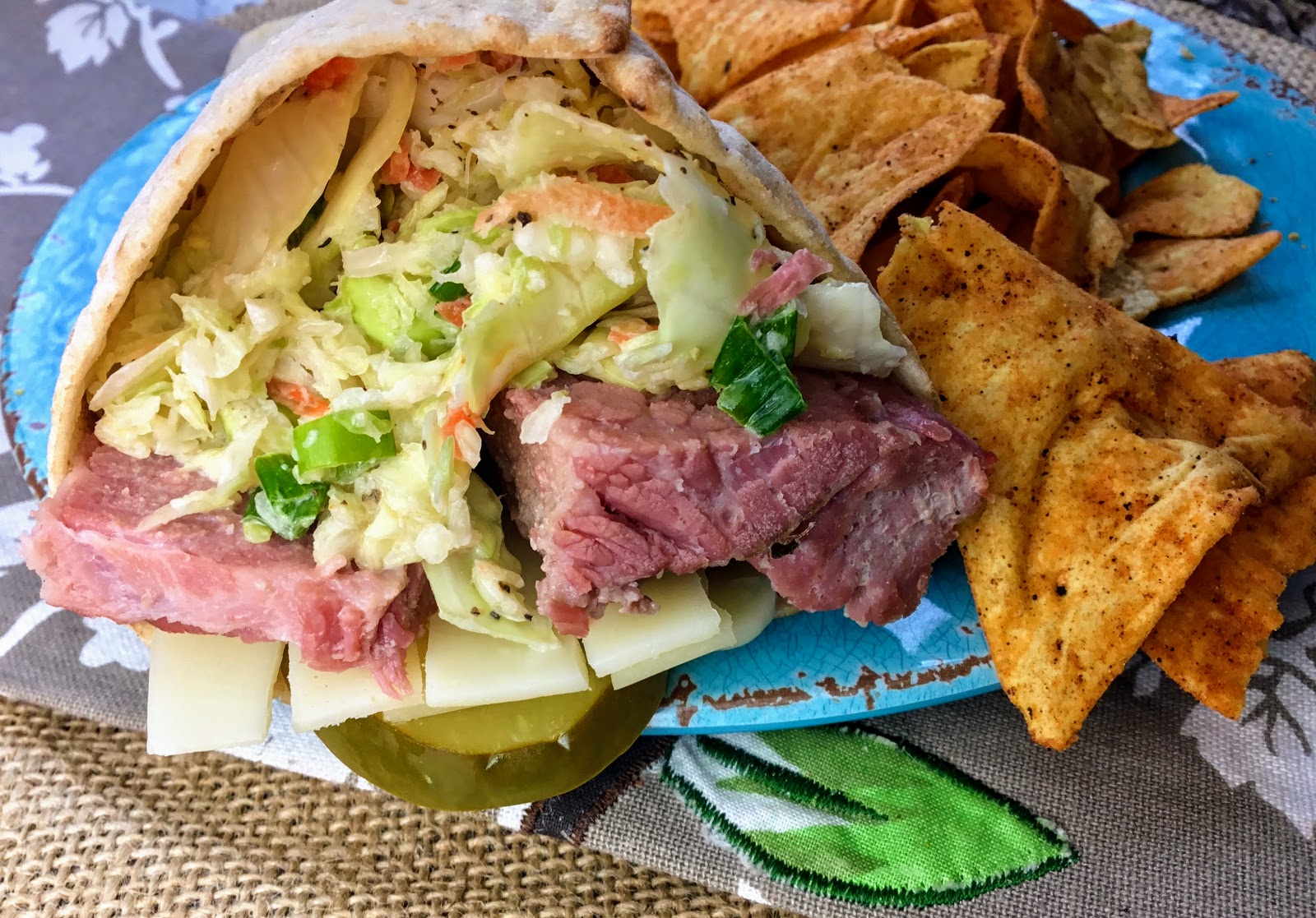 Food Fitness by Paige: Corned Beef Wraps