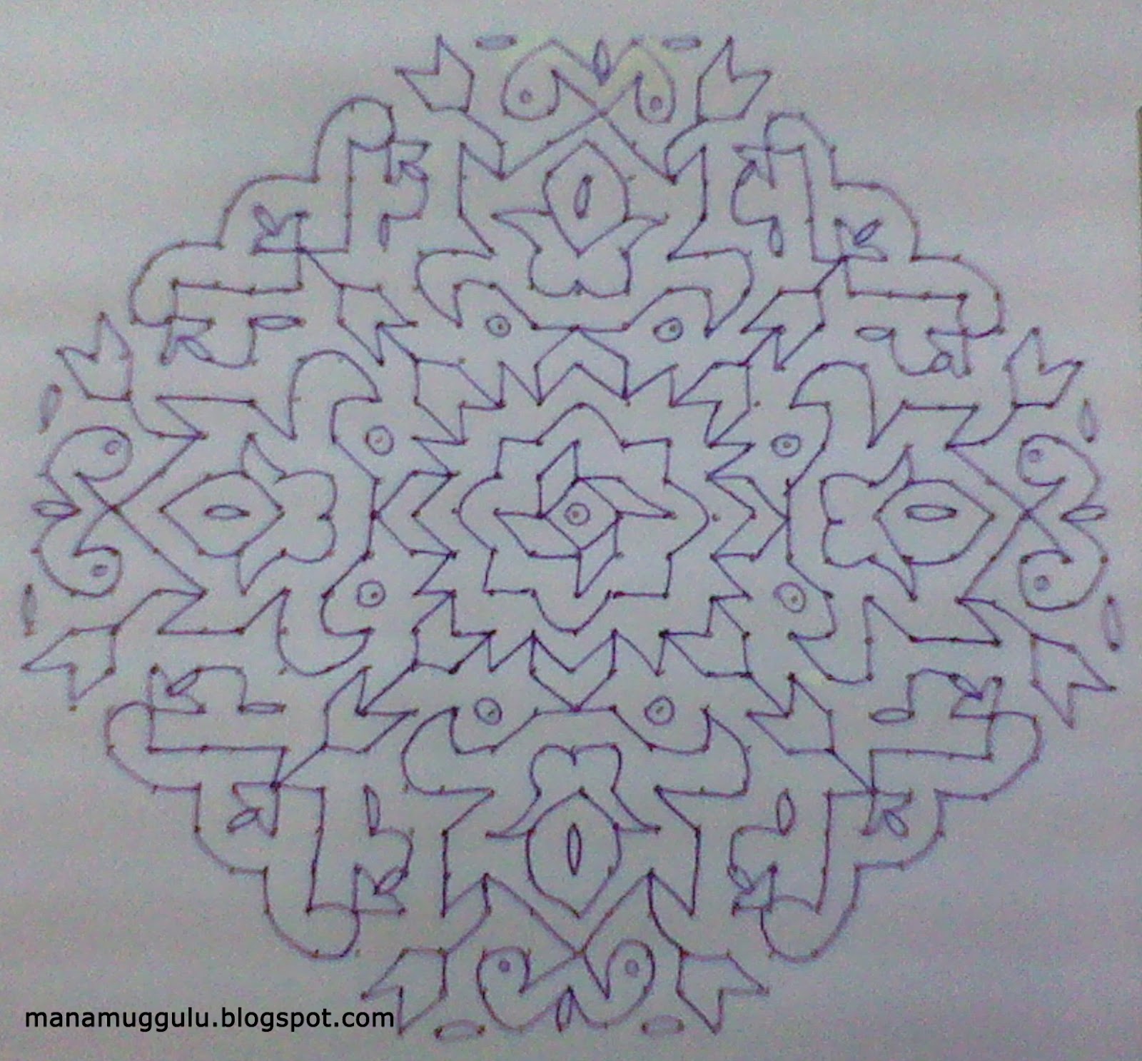 Beautiful Muggu - MANA MUGGULU