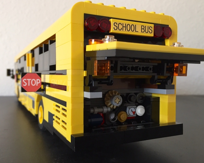 All Day Bricks: American School Bus LEGO Ideas Project Review