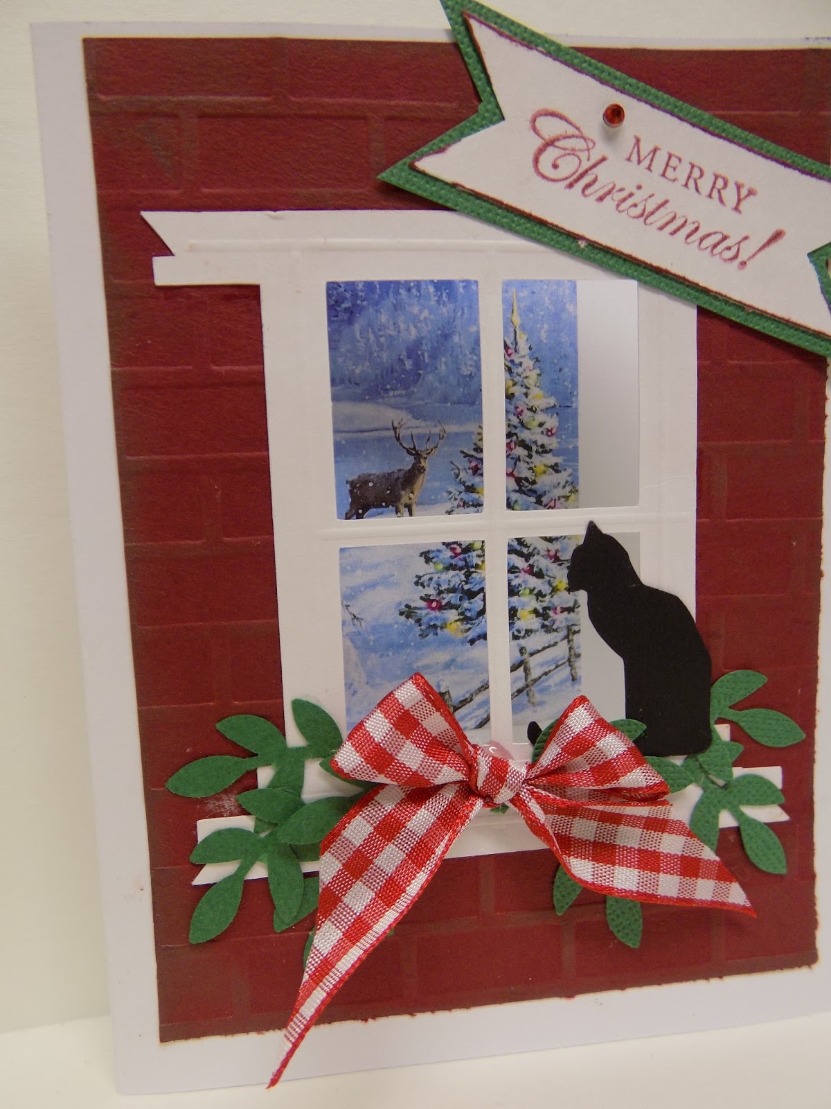 Christine's Cottage Garden Home: Christmas Window Card using my Scan N ...