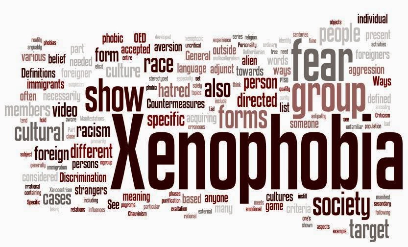 The Current Outbreak Of Xenophobia Card Napier Ofm